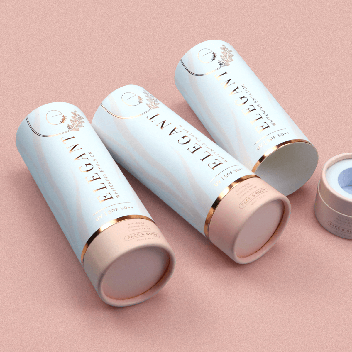Custom 30ml 50ml Perfume Cardboard Tube - Ecopapertube
